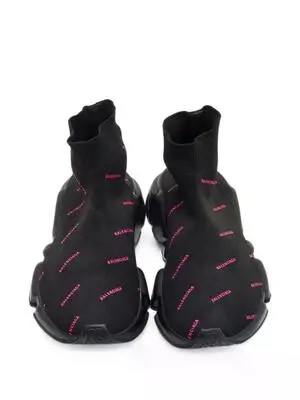 Balenciaga Speed Slip-on Sneakers With Logo Print