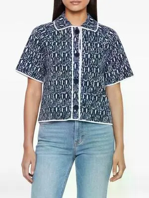 Dior Miss Jacquard Knit Jacket - Blue