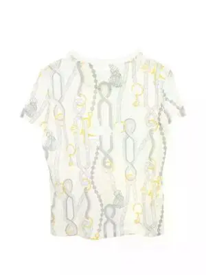 Hermès Cotton Rope Print T-shirt - White