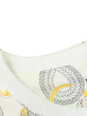Hermès Cotton Rope Print T-shirt - White