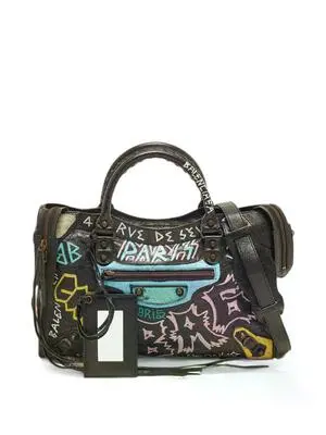 Balenciaga Graffiti Classic City Shoulder Bag