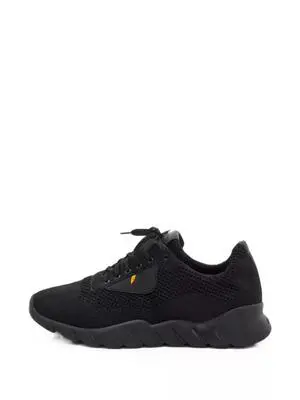 Fendi Bag Bugs Knit Sneakers - Black