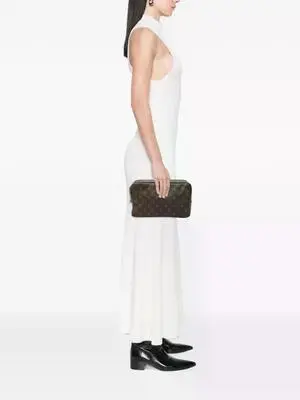 LOUIS VUITTON 1987 Monogram Trousse Toilette 28 Clutch Bag - Brown