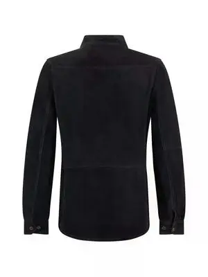MOORER Suede Panelled Jacket