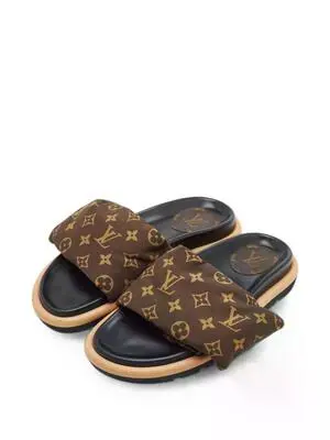 LOUIS VUITTON Pool Pillow Monogram Slide Sandals
