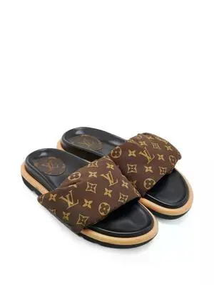 LOUIS VUITTON Pool Pillow Monogram Slide Sandals