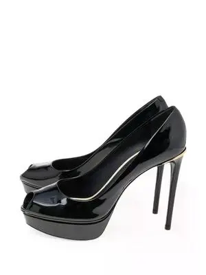 LOUIS VUITTON Peep-toe Platform Stiletto Pumps