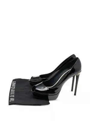 LOUIS VUITTON Peep-toe Platform Stiletto Pumps