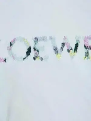 Loewe Anagram Embroidered T-shirt