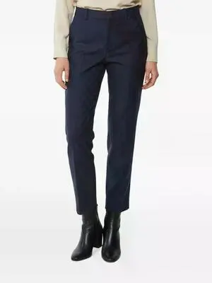Gucci Gg Jacquard Trousers - Blue