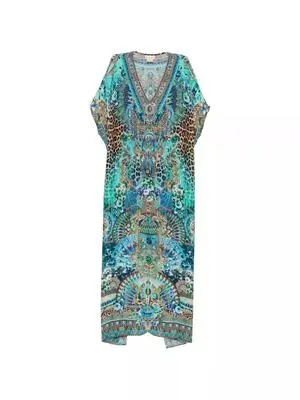 Camilla Crystal-embellished Maxi Dress - Blue