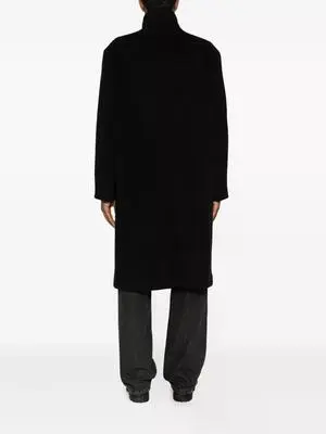Sandro Stand-up Collar Buttoned Coat