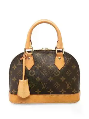 LOUIS VUITTON Monogram Alma Bb Satchel