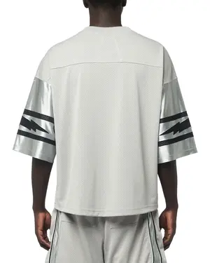 R H U D E Logo Graphic Football Jersey