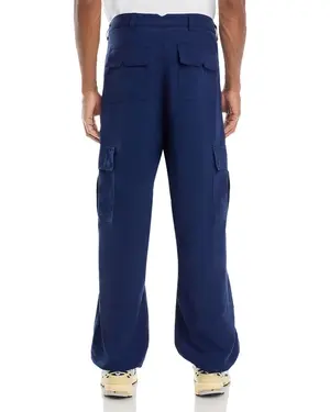 R H U D E Nylon Parachute Cargo Pants