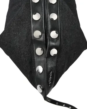 3.1 Phillip Lim Luna Mini Studded Denim Hobo Bag