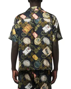 R H U D E Bandana Pattern Woven Shirt