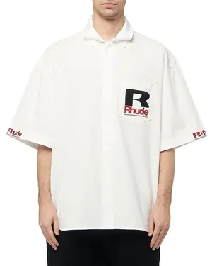 R H U D E Logo Graphic Mechanic Shirt