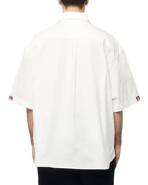 R H U D E Logo Graphic Mechanic Shirt