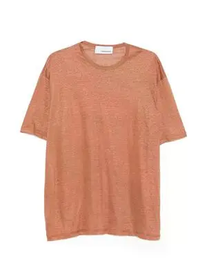 COSTUMEIN Komodo Contrast-stitch Short-sleeve T-shirt - Brown