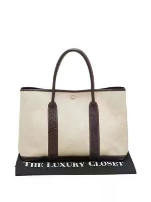Hermès 2002 36 Garden Party Shoulder Bag - Neutrals