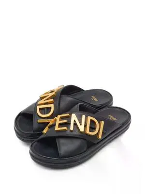 Fendi Graphic Crossover Slides