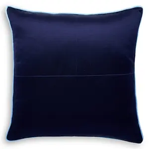 KUTNIA Silk Road Solid Kutnu Pillow Deep Navy
