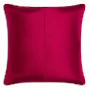 KUTNIA Silk Road Solid Kutnu Pillow Fuchsia