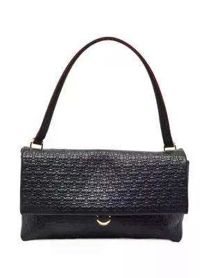 Carolina Herrera Medium Camelot Monogram-embossed Tote Bag - Black