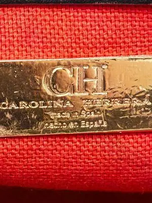 Carolina Herrera Medium Camelot Monogram-embossed Tote Bag