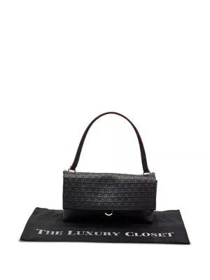 Carolina Herrera Camelot Monogram Embossed Tote Bag