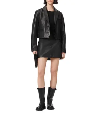 ALLSAINTS Apton Leather Blazer