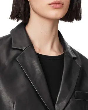ALLSAINTS Apton Leather Blazer