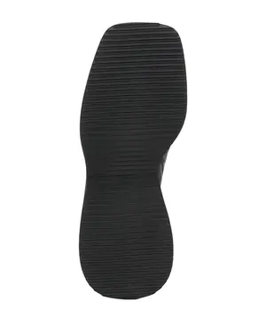 Jeffrey Campbell Waveform Leather Platform Mules