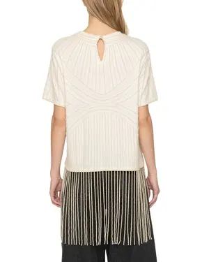 Sea Carlotta Embellished Fringe Top