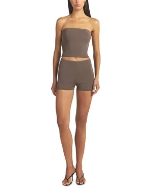 SKIMS Refined Knit High Waist Shorts - Amethyst