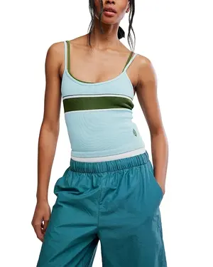 Free People All Clear Coastline Tank Top - Frosty Combo