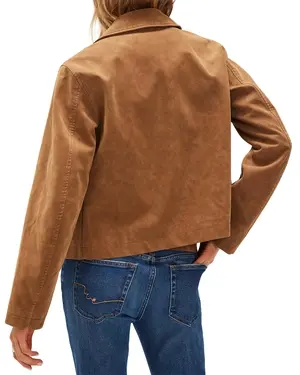 Free People Hera Faux Leather Jacket