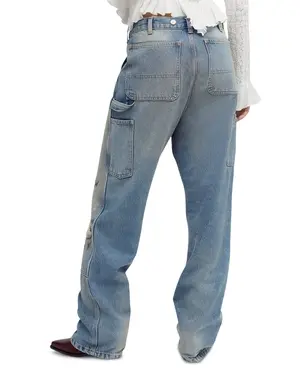 Free People Emily Cotton Carpenter Jeans