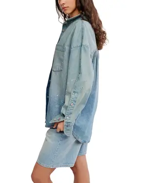 Free People Rally Cocoon Cotton Top