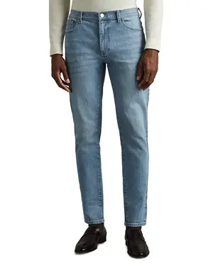 REISS Picton Slim Fit Jeans In Wash - Light Blue