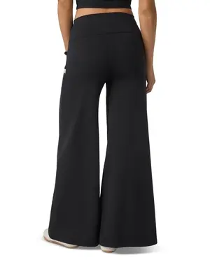 Vuori Halo Easy Wide Leg Pants - Solid Black