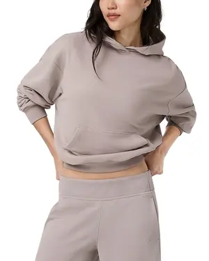Vuori Cotton Blend Hoodie - Soft Pewter
