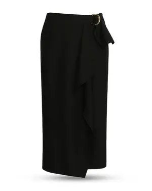Max Mara Asymmetric Midi Skirt