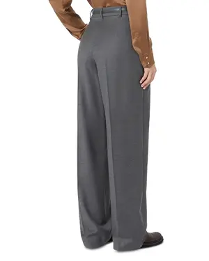 Max Mara Wool Wide Leg Tailored Pants