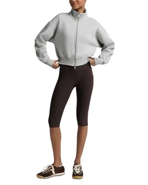 Beyond Yoga Two Way Zip Cropped Jacket