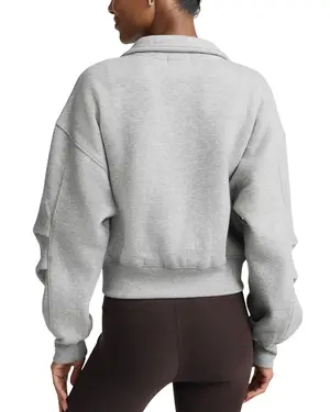 Beyond Yoga Two Way Zip Cropped Jacket
