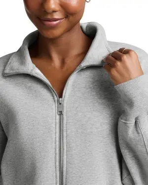 Beyond Yoga Two Way Zip Cropped Jacket