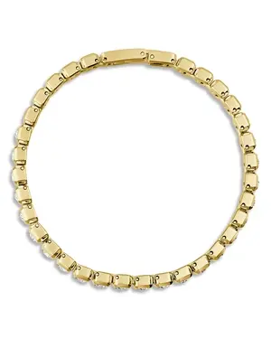 Bulova Crystal Embellished Watch And Bracelet Set