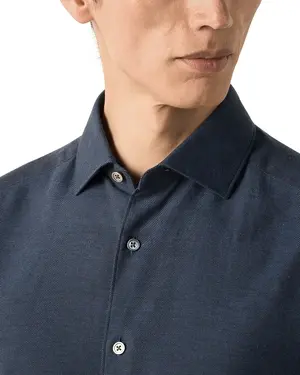 Zegna Cashco Cotton Blend Shirt